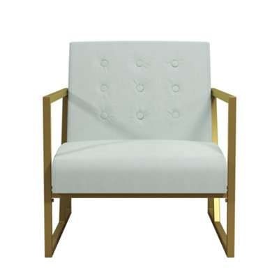 CL Lexington Modern Chair Bleached Teal