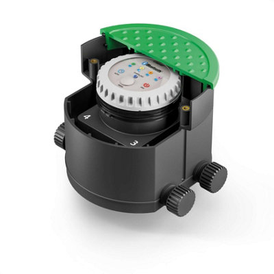 Claber 90840 Hydro 4 Bluetooth Controlled Four Zone Water Timer