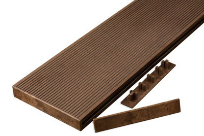 Cladco Coffee Composite Decking End Cap