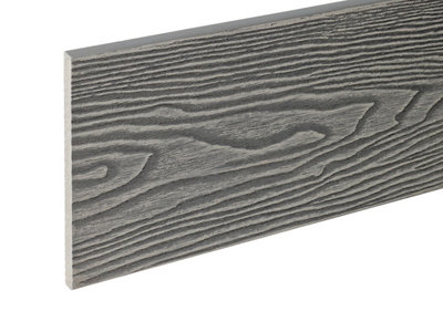 Cladco stone Grey Composite Fascia Trim, 145mm x 10mm x 2.4m