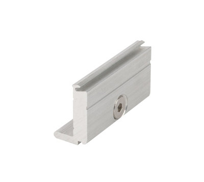Clamping piece, wall connection clamping profile, 12 mm