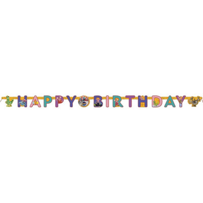 Clangers Characters Happy Birthday Banner Multicoloured (One Size)