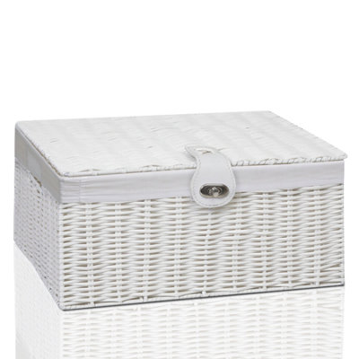 Clarisworld Resin Woven Hamper Basket Storage Chest Trunk Hamper/Kids ...
