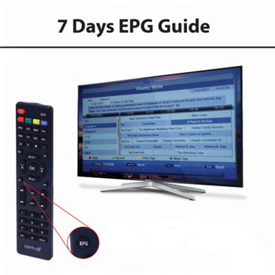 Clarity Freeview Box Set-Top Digibox with Full HD Channels, HDMI, USB ...