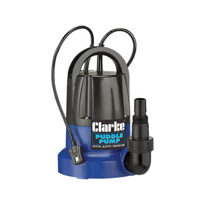 Clarke PSP105 250W 100Lpm 6m Head Puddle Pump With Auto Sensor 230V ...