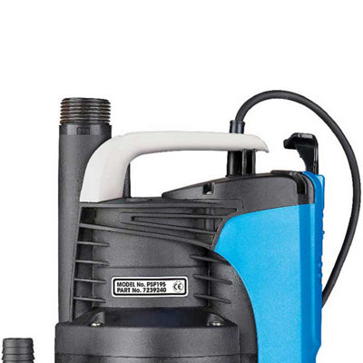 Clarke PSP195 600W 195Lpm 9m Head Puddle Pump with Float Switch (230V)