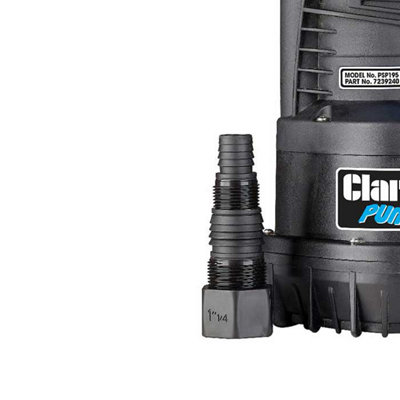 Clarke PSP195 600W 195Lpm 9m Head Puddle Pump with Float Switch (230V)