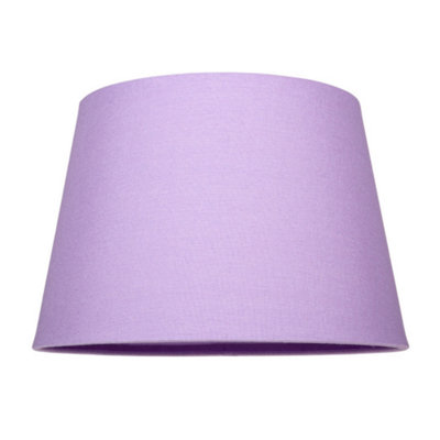 Classic 10 Inch Lilac Linen Fabric Drum Table/Pendant Lamp Shade 60w ...