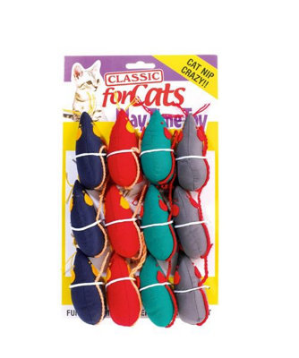 Classic Catnip Mouse 90mm - Pack of 12