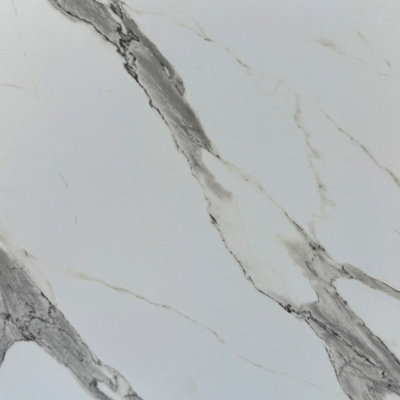 Classic Marble 2000mm x 610mm x 12mm Compact Laminate Worktop Modern ...
