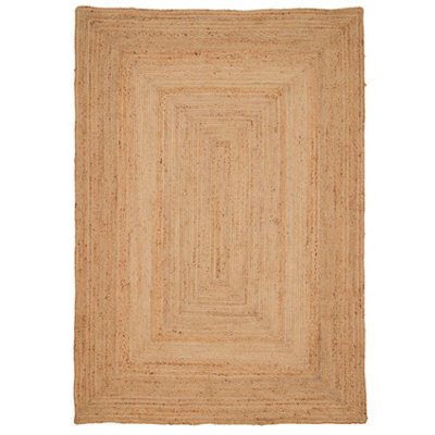 Classic Natural Handwoven Braided Jute Hallway Stairway Runner 60cm x ...