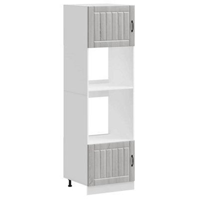 Classic Oven Cabinets 2 pcs Kalmar Grey Sonoma Engineered Wood