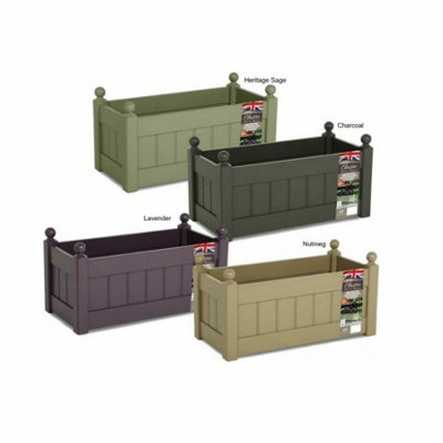 Classic Painted Trough in Lavender