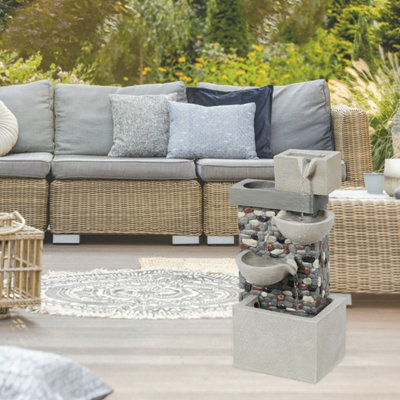 Classic Pebbles Cascading Water Feature