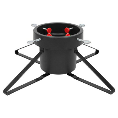 Classic Real Christmas Tree Stand - Black - 5.5" Adjustable Xmas Tree ...