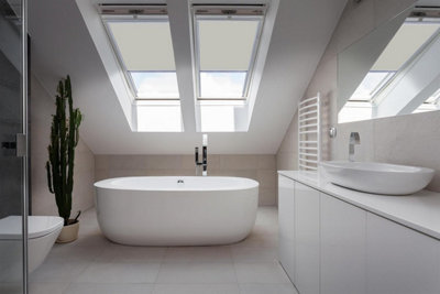 Classic Roof Blind Window Code (06) Cream for Keylite Roof Windows ...