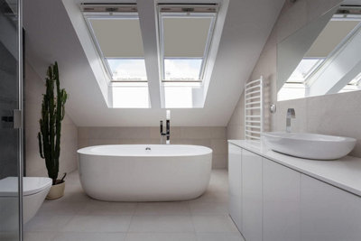 Classic Roof Blind Window Code (09) Light Grey for Keylite Roof Windows ...