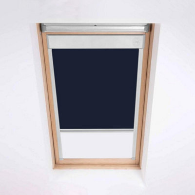 Classic Roof Blinds for Fakro / Optilight Roof Windows, Blackout Blind, Window Code - Navy (55/118)