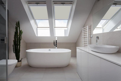 Classic Roof Blinds for VELUX Roof Windows, Blackout Blind Stone C02