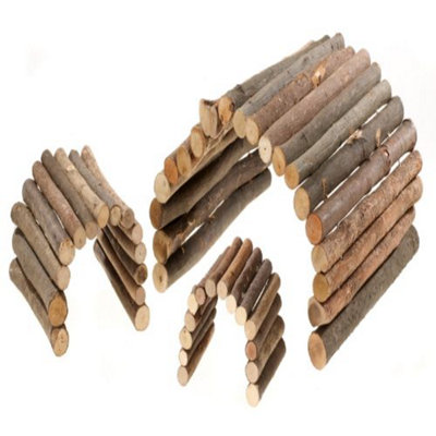 Classic Rustic Fun Bendy Sticks Small 220x100mm (Pack of 6)