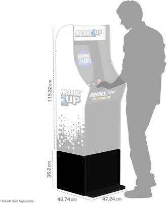 Classic SE Arcade Machine Riser Arcade1Up Elevated Arcade Machine Riser ...