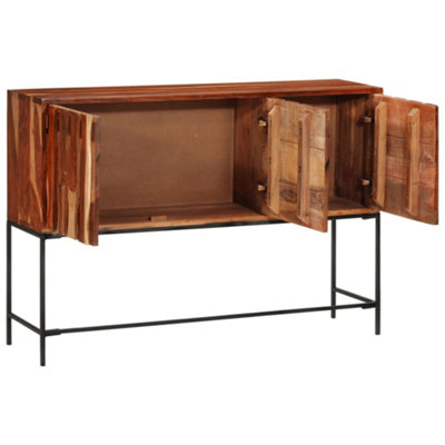 Classic Sideboard 110x28x76 cm Solid Wood Acacia