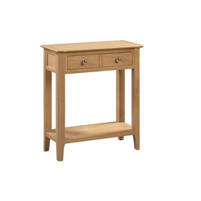 Classic Solid Oak Console Table