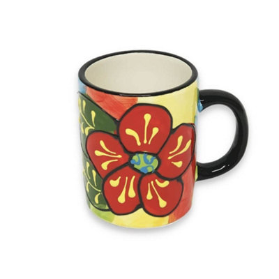 Classic Spanish Mugs Set of 6 Kitchen Dining Coffee Tea Hot Drinking ...