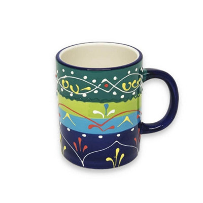 Classic Spanish Mugs Set of 6 Kitchen Dining Coffee Tea Hot Drinking ...