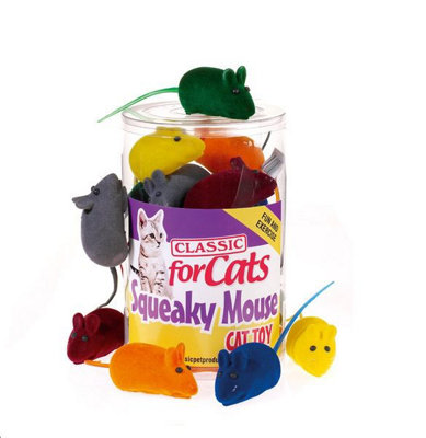 Classic Squeaky Mouse 60mm - Pack of 24