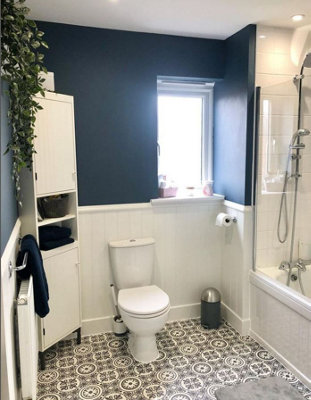 Classic Victorian Tile Vinyl by Remland (3m x 2m)