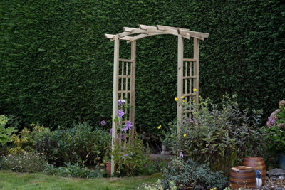 Classic Wooden Curved Top Garden Arch