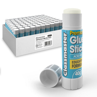 Classmaster Premium Glue Sticks 40g Adhesive Sticks for Arts, Crafts ...