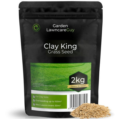 Clay King - Grass Seed for Clay Soil UK - Deep Rooting for Clay Lawns ...