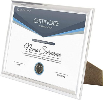 Clay Roberts A4 Frame, Photo Frame, Silver A4, Pack of 2, Picture Frame ...