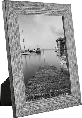 Clay Roberts Photo Picture Frame 7 x 5, Dark Grey, Freestanding and ...