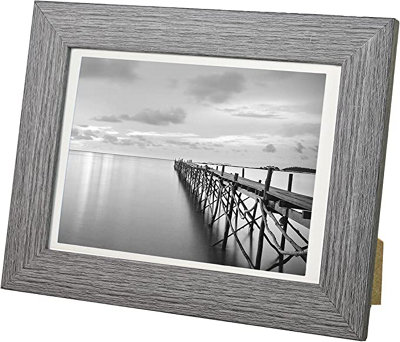 Clay Roberts Photo Picture Frame 7 x 5, Dark Grey, Freestanding and ...