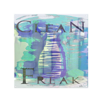 Clean Freak Blue Splash Back designer style