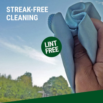 Cleaner Cloth Microfibre Cloth 10 Pack Red 40x40cm Washable 200x ...