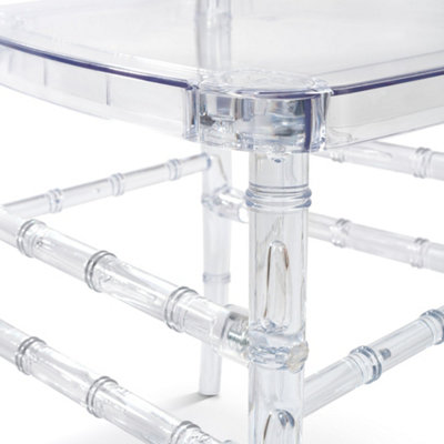 Clear Acrylic Chiavari Dining Chairs Wedding Event Chair