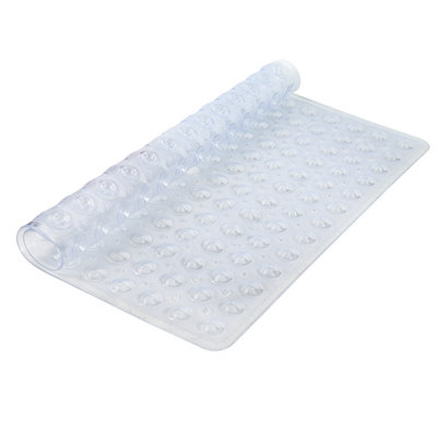 Clear Bath Mat Anti Slip 53cm x 53cm | DIY at B&Q