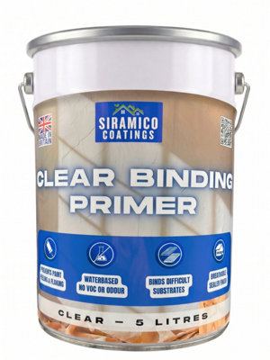 Clear Binding Primer I Water-Based Acrylic Sealer & Surface Stabiliser ...