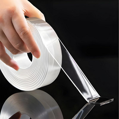 Clear Double Sided Waterproof Tape 3m/5m Strong Nano Magic Tape Wall Safe Adhesive Strips ...
