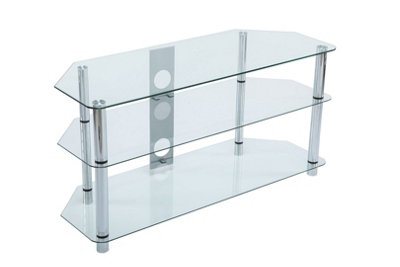 40 inch glass tv stand store