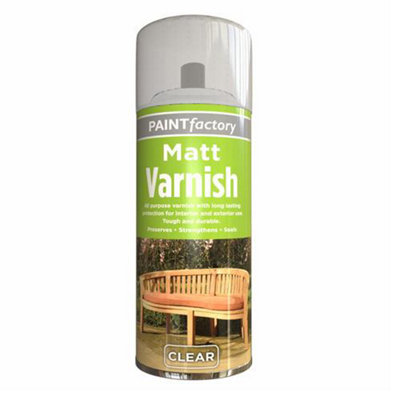 Clear Matt Varnish 250ml (Spray) - Pack of 4