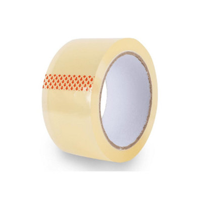 Clear Packing Tape (Single Roll) - 48mm x 66M Strong Box Sealing All ...
