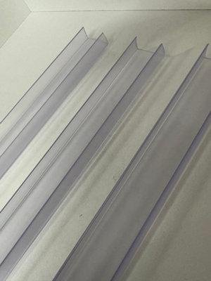 Clear Plastic Plinth Strip 3 x 2.8m lengths FREE DELIVERY