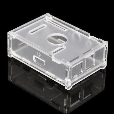 Clear Plastic Raspberry Pi Computer Storage Case