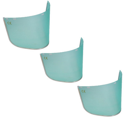 Clear Polycarbonate Safety Helmet Visor Lens 8" x 12" Face Protection ...