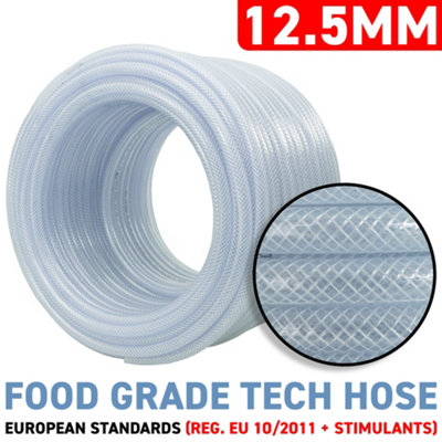 Clear PVC Braided Hose,Food Grade/Oil/Water/Fuel Reinforced Pipe,Tube ...